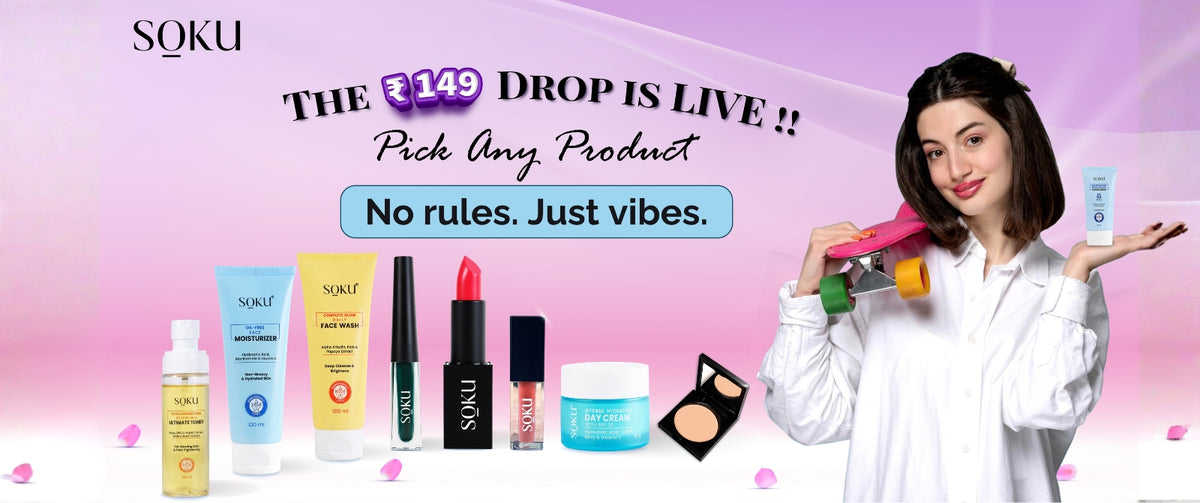 Soku Cosmetics: Buy Premium Makeup & Skincare Beauty Products in India