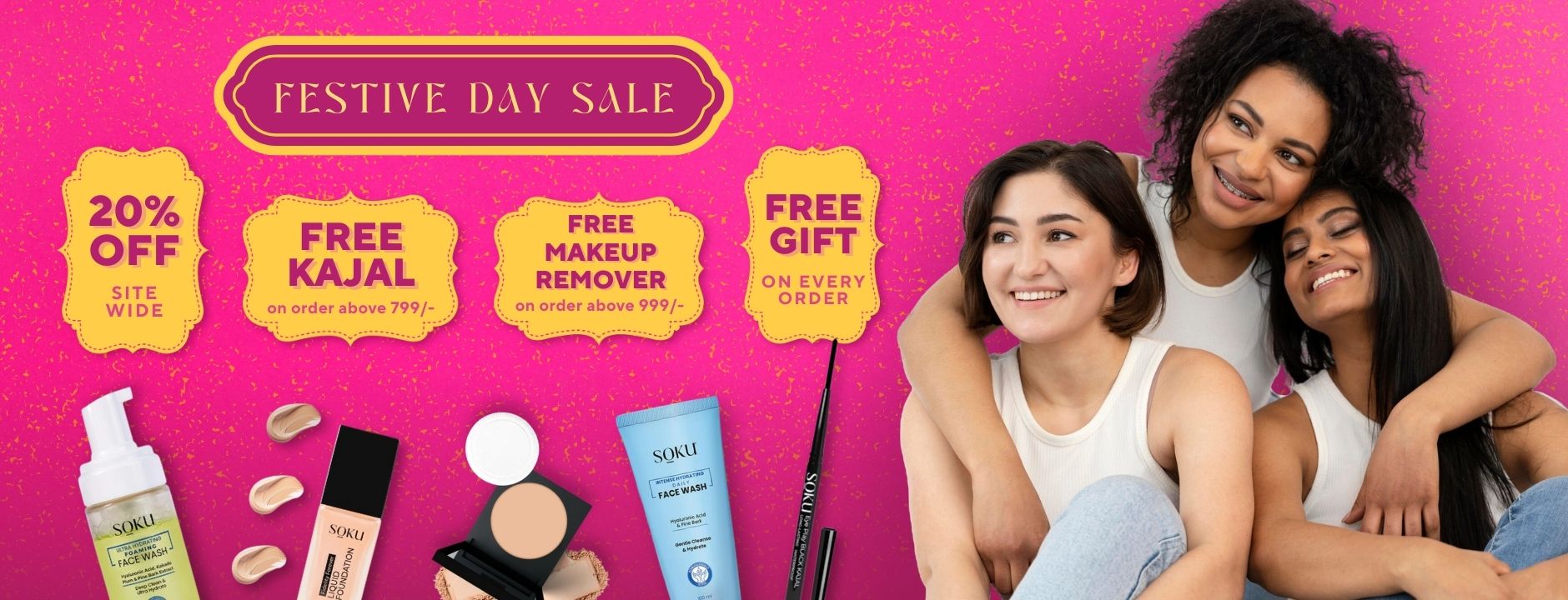 Soku Cosmetics: Buy Premium Makeup & Skincare Beauty Products in India