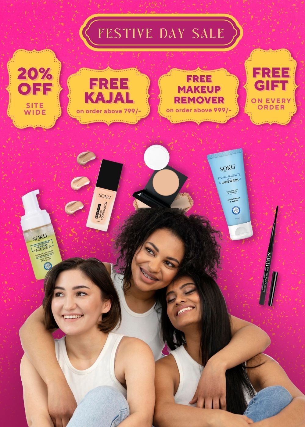 Soku Cosmetics: Buy Premium Makeup & Skincare Beauty Products in India