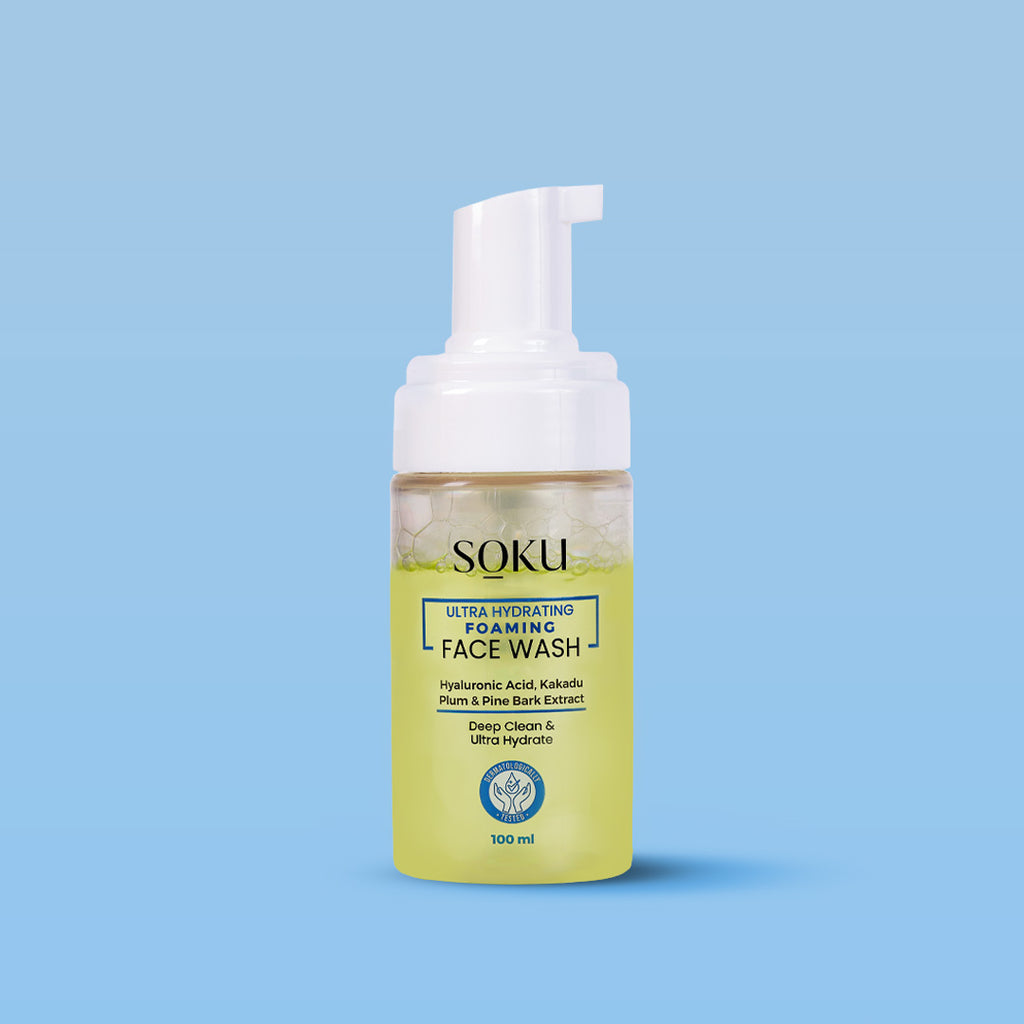 Buy SOKU Ultra Hydrating Foaming Face Wash Online in India at Best ...